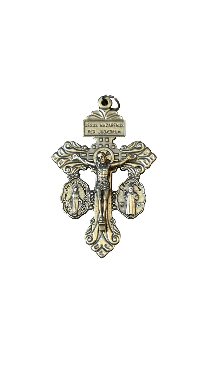 Pardon Crucifix - Brass Plated – Holy Cross Catholic Bookshop