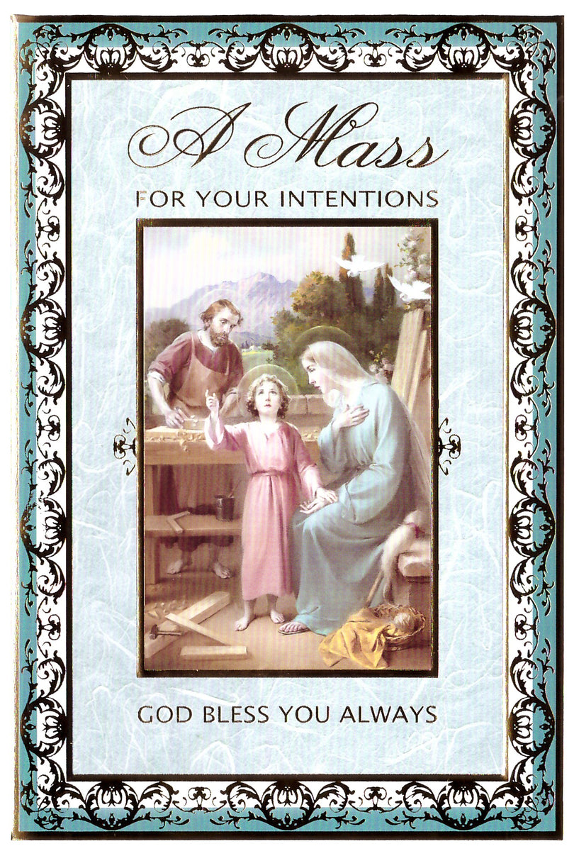 A Mass for your Intentions Card – Holy Cross Catholic Bookshop